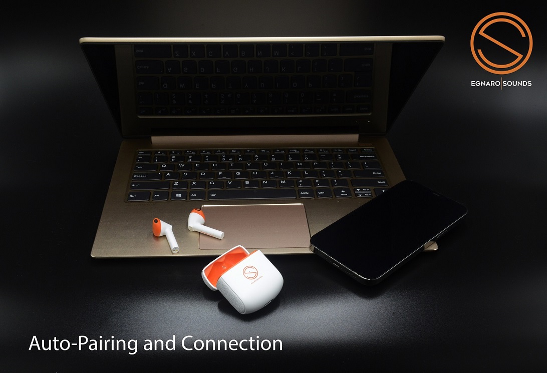 EGNARO ES3 True Wireless Stereo Earbuds, Bluetooth 5.1 Earphones, Touch ...